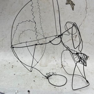 Annealed Iron Wire Skull, Unique Piece - Etsy