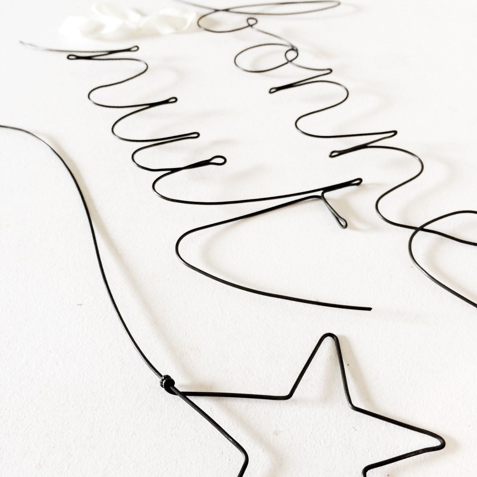 Wire Message Wire Word BONNE NUIT Message and Its Falling - Etsy