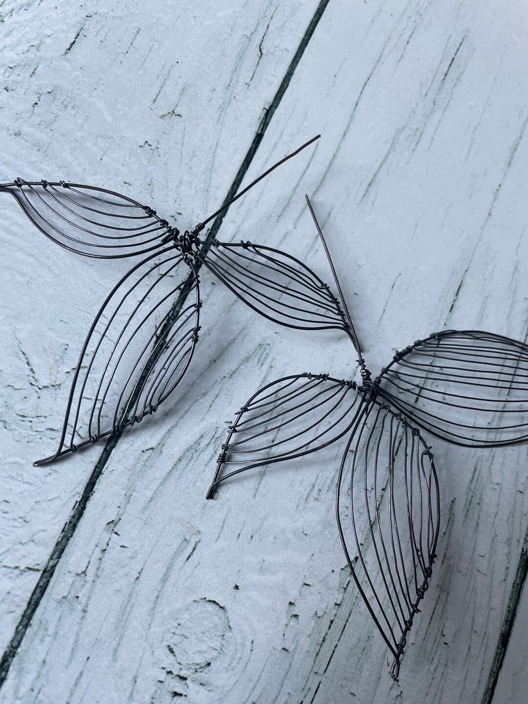 Handmade 3D Wire Flowers, Single Flower, 5 Different Stems to Choose ...