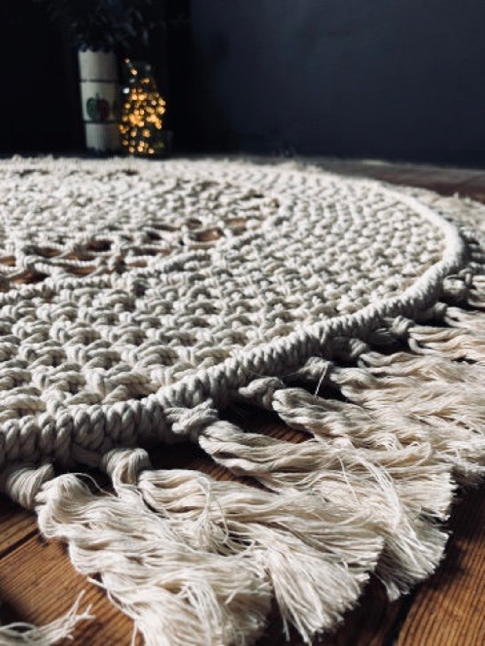 Macrame rug handmade in France | Etsy