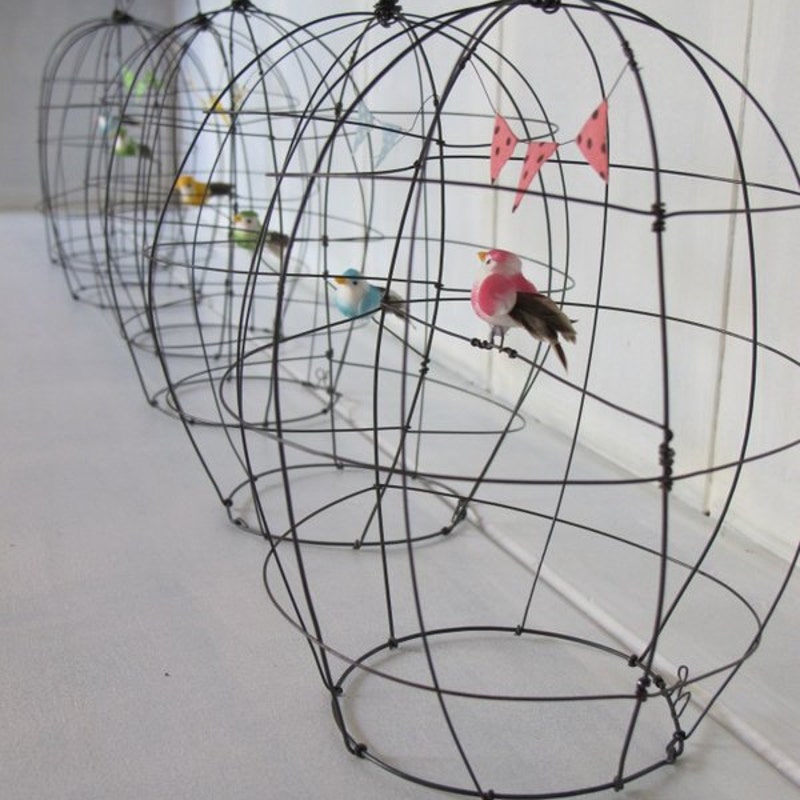 Wire Bird Cage - Etsy