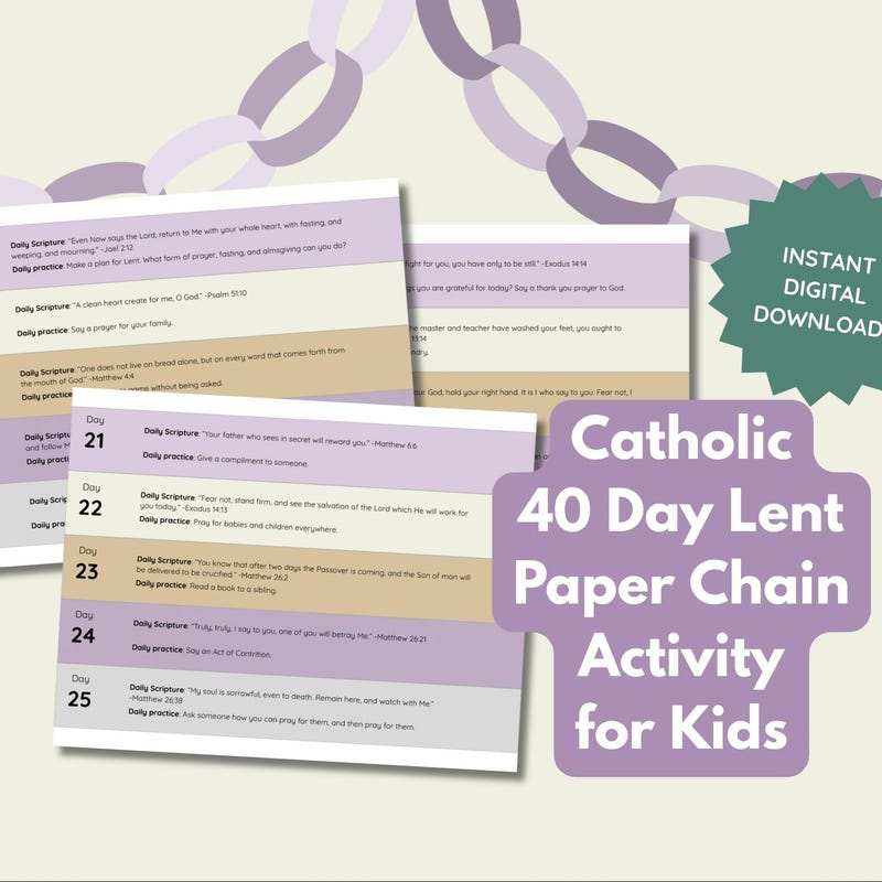 Catholic Lent Decor - Etsy