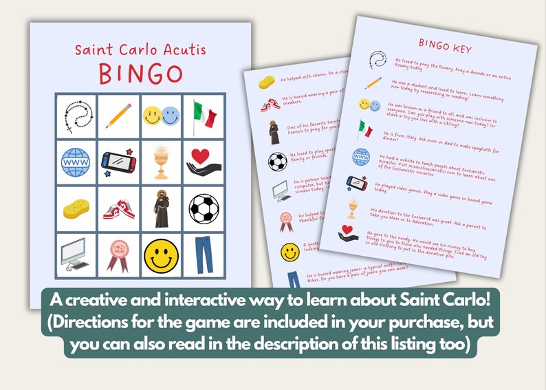 Saint Carlo Acutis Activity, Printable Catholic Bookmark, All Saints ...