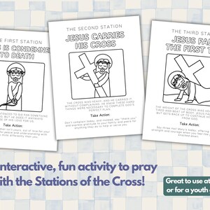 Stations of the Cross Coloring Pages, Catholic Kids Lent Activity ...