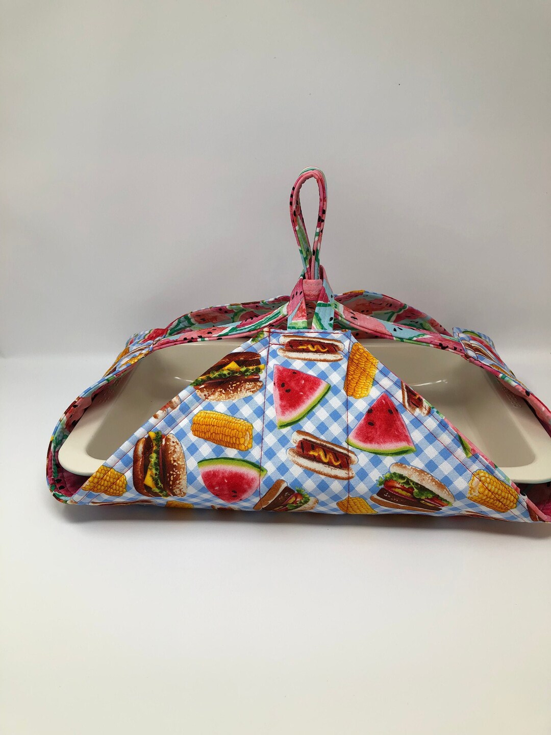Casserole Carrier, Insulated Using Thermal Batting, With Watermelons ...