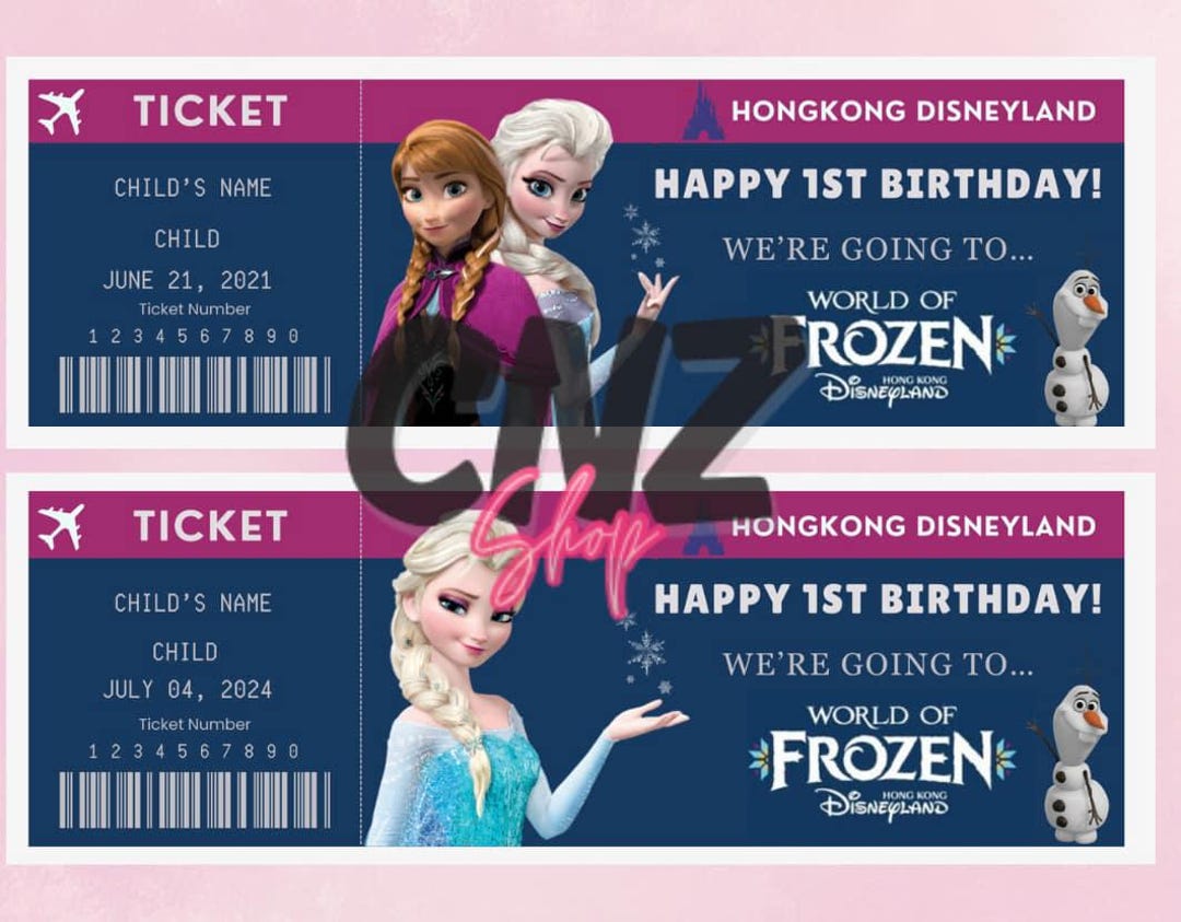 Customizable Frozen Birthday Invitation Design | | DIGITAL LINK - Etsy