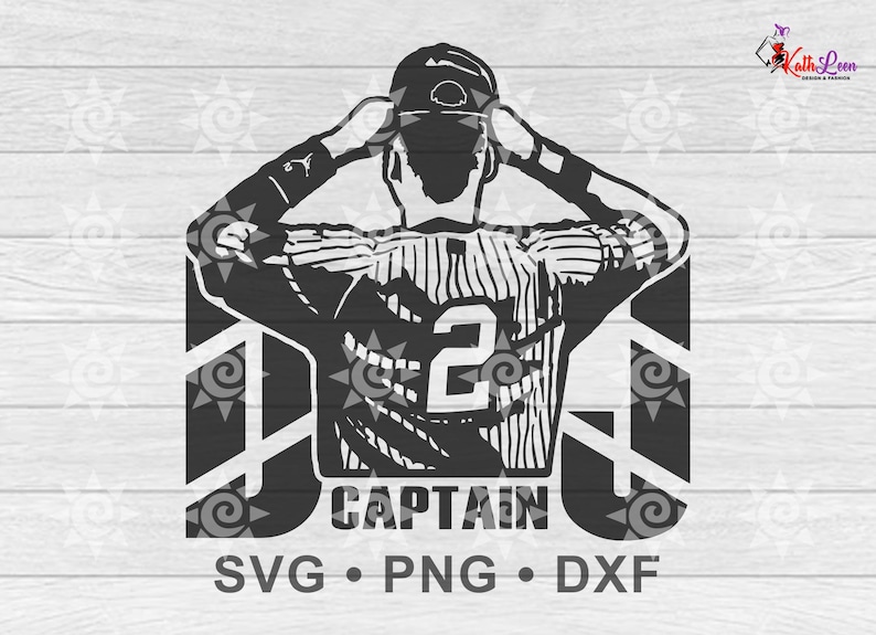 Derek Jeter Svg, Derek Jeter Png, Derek Jeter Dxf, Derek Jeter Cricut ...