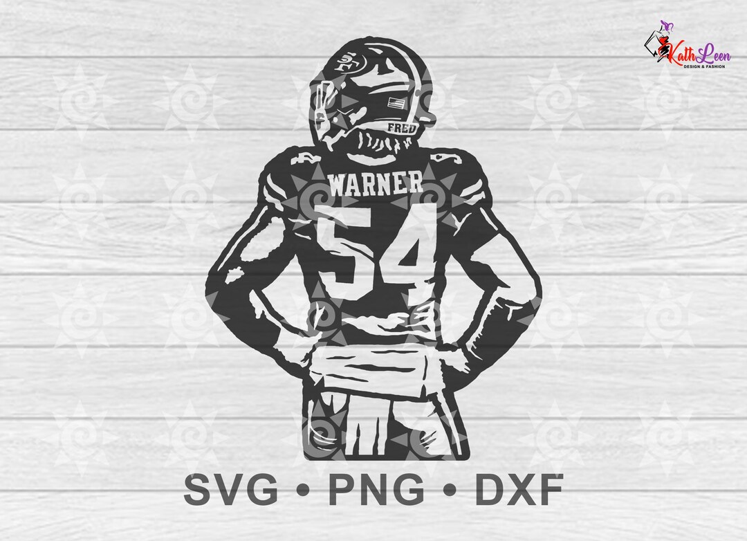 Fred Warner Svg, Fred Warner Png, Fred Warner Dxf, Fred Warner Cricut ...