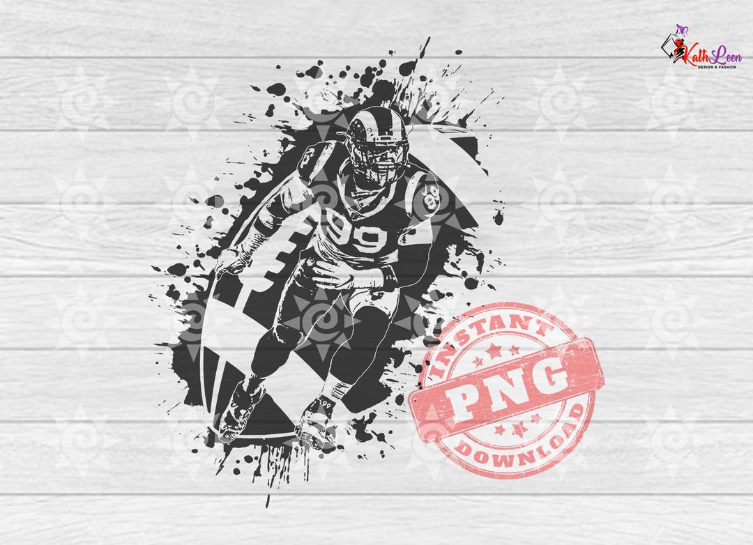 Aaron Donald Png, Aaron Donald Dtf, Aaron Donald Dtg, Aaron Donald ...