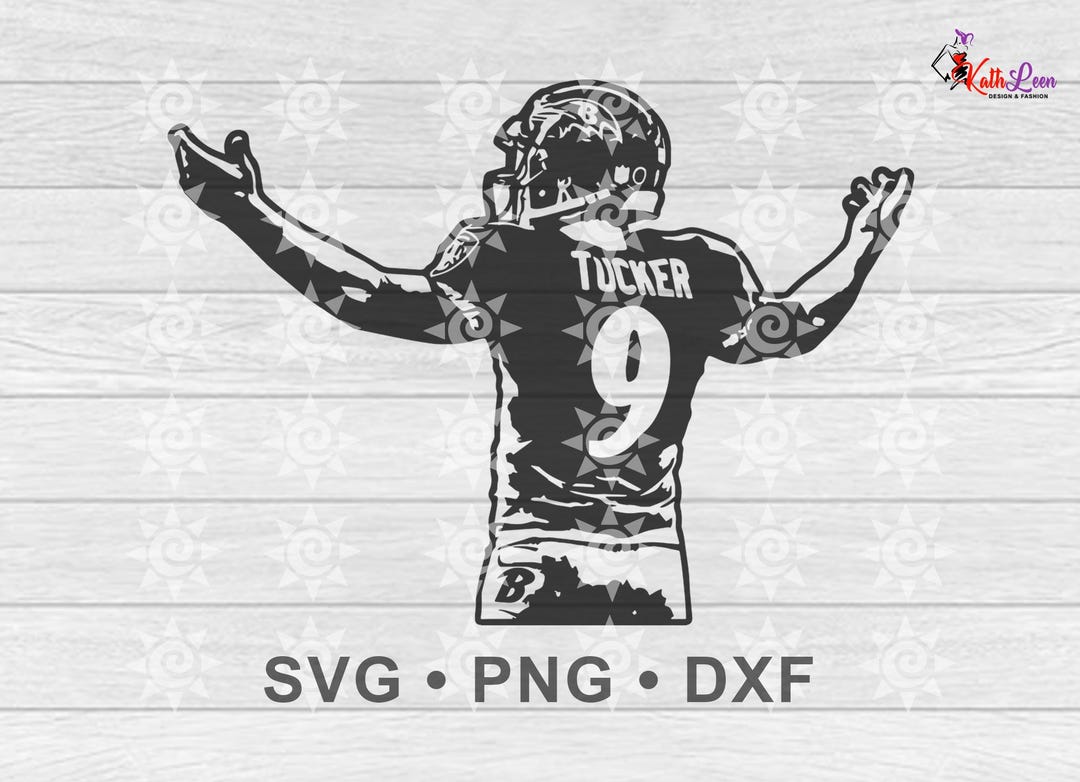 Justin Tucker Svg, Justin Tucker Png, Justin Tucker Dxf, Justin Tucker ...