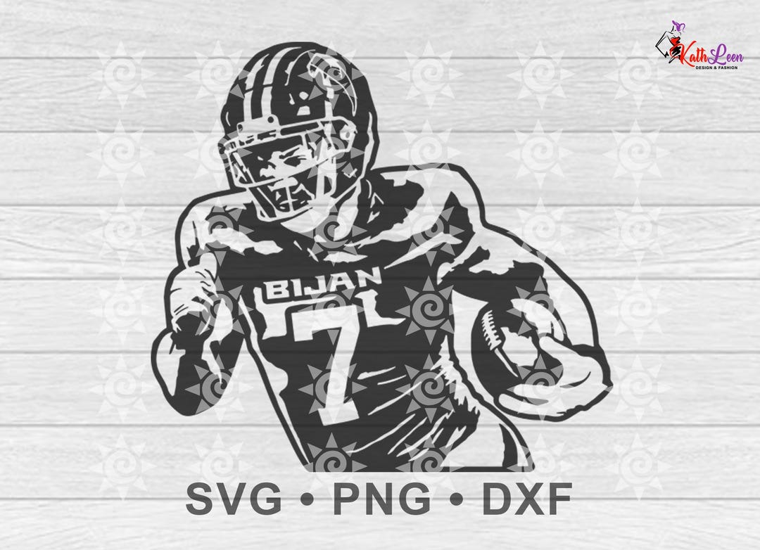 Bijan Robinson Svg, Bijan Robinson Png, Bijan Robinson Dxf, Bijan ...