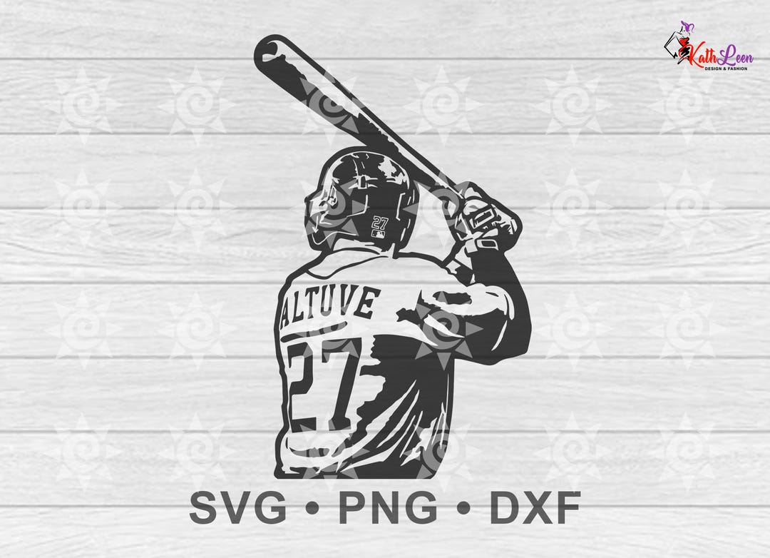 Jose Altuve Svg, Jose Altuve Png, Jose Altuve Dxf, Jose Altuve Cricut ...