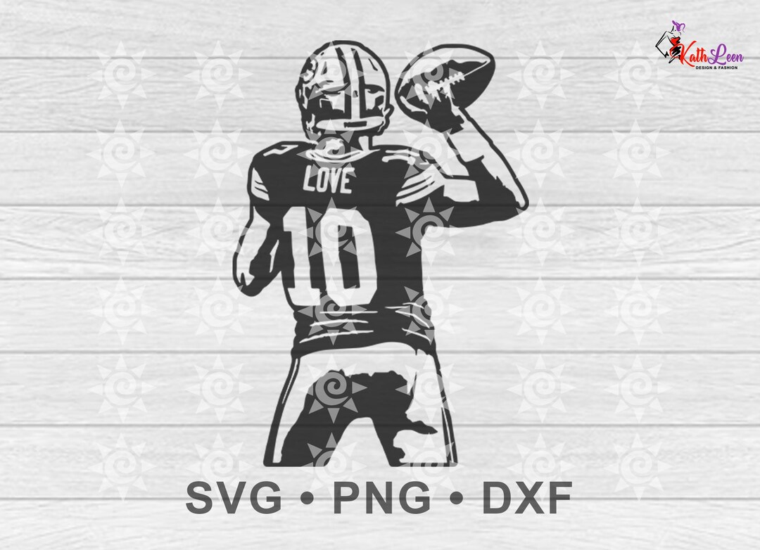 Jordan Love Svg, Jordan Love Png, Jordan Love Dxf, Jordan Love Cricut ...