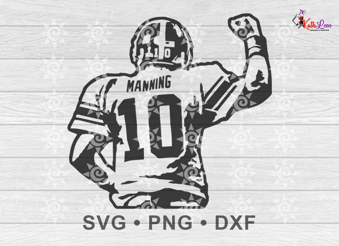 Eli Manning Svg, Eli Manning Png, Eli Manning Dxf, Eli Manning Cricut ...