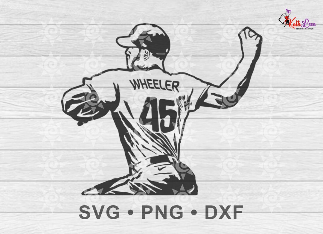 Zack Wheeler Svg, Zack Wheeler Png, Zack Wheeler Dxf, Zack Wheeler ...