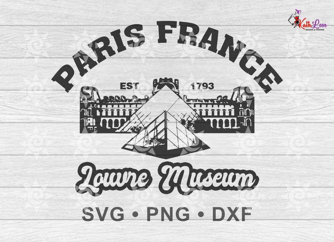 Louvre Museum Svg, Louvre Museum Png, Louvre Museum Dxf, Louvre Museum ...
