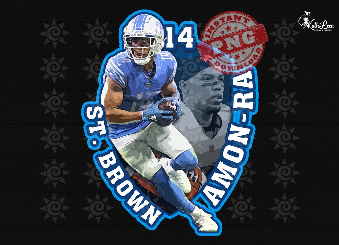 Amon-ra St. Brown Png, Amon-ra St. Brown Sublimation, St. Brown ...