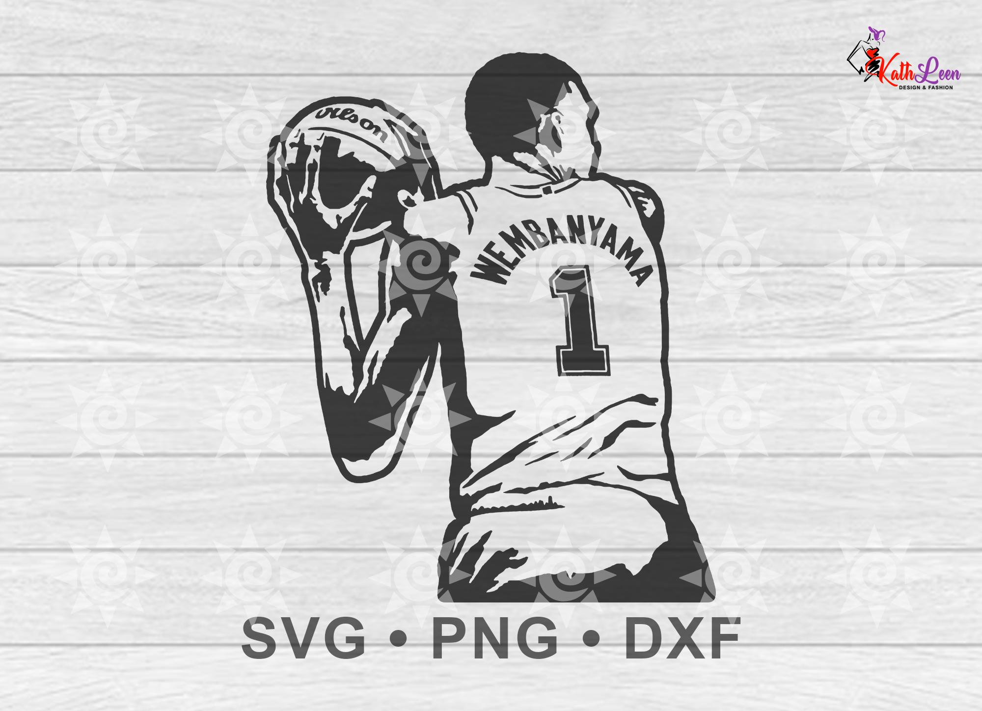 Victor Wembanyama Svg, Victor Wembanyama Png, Victor Wembanyama Dxf ...