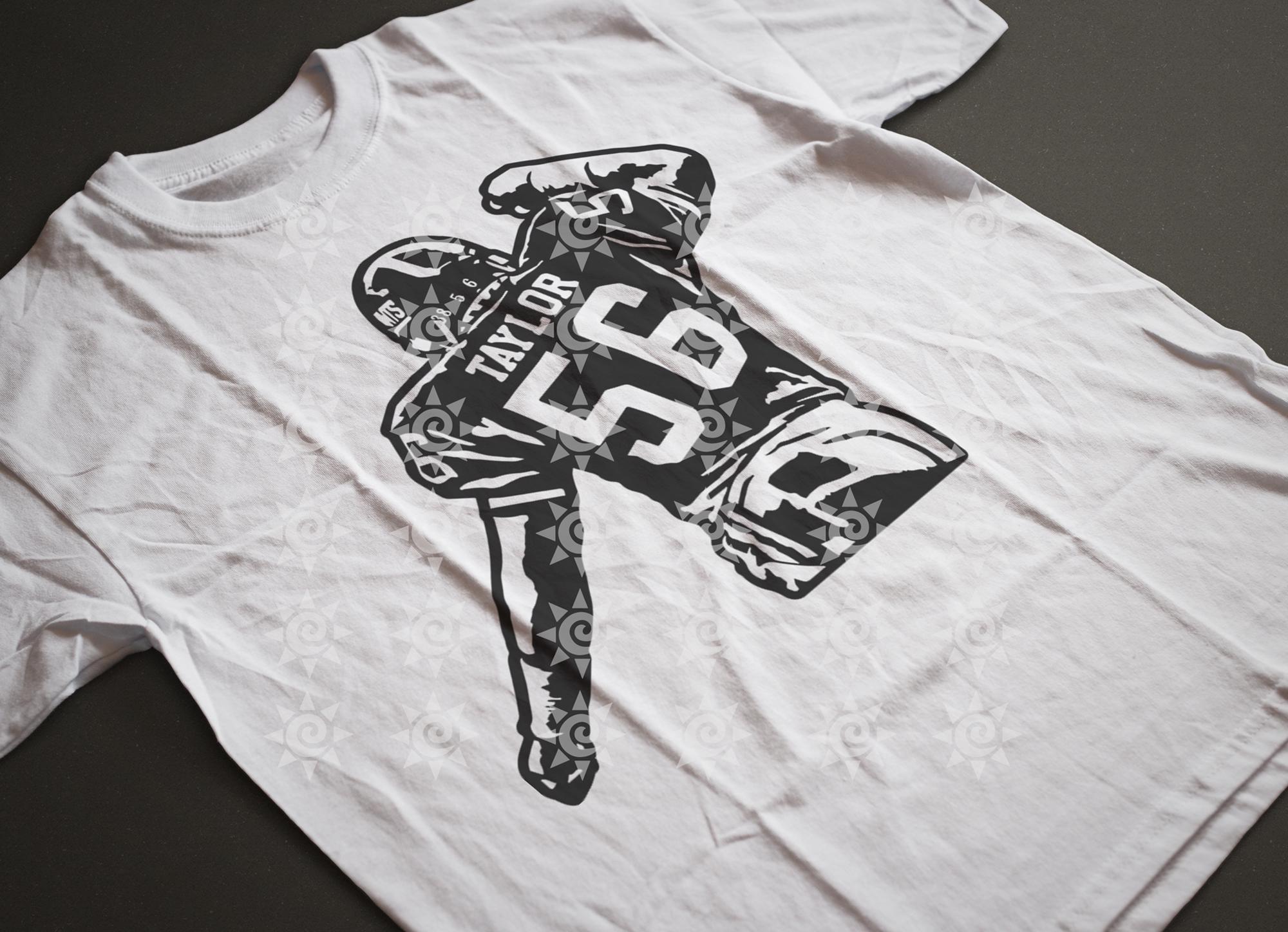 Lawrence Taylor Svg, Lawrence Taylor Png, Lawrence Taylor Dxf, Lawrence ...