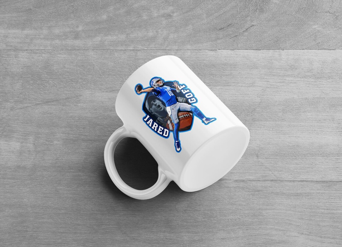 Jared Goff Png, Jared Goff Sublimation, Jared Goff Transfer, Jared Goff ...