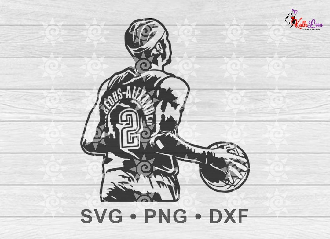 Shai Gilgeous-alexander Svg, Shai Gilgeous-alexander Png, Shai Gilgeous ...