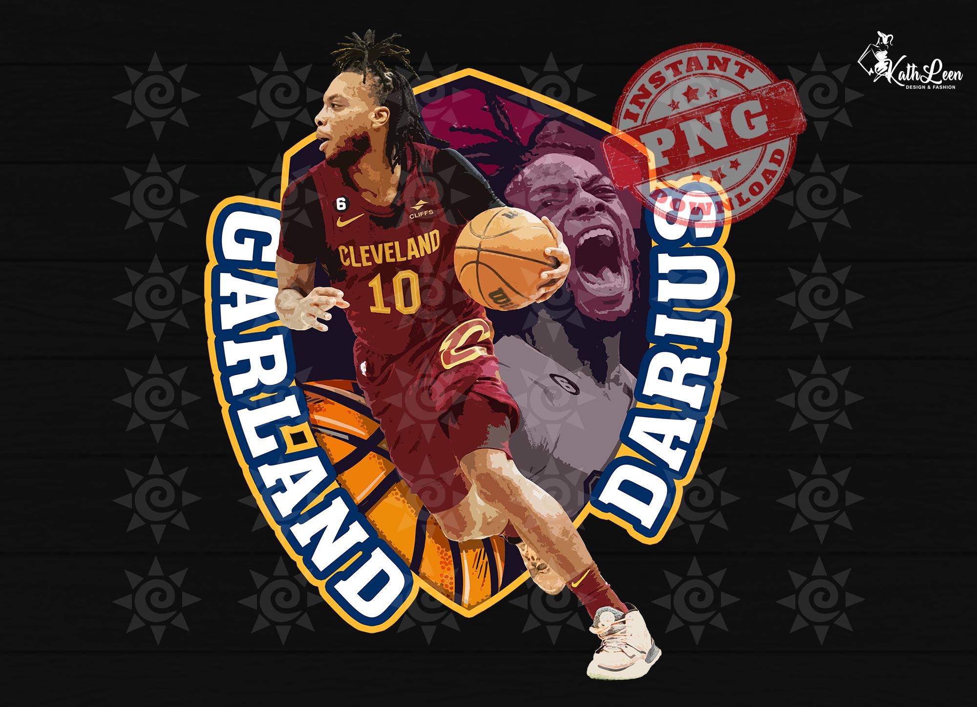 Darius Garland Png, Darius Garland Transfer, Darius Garland Sublimation, Garland Dtf Dtg ...