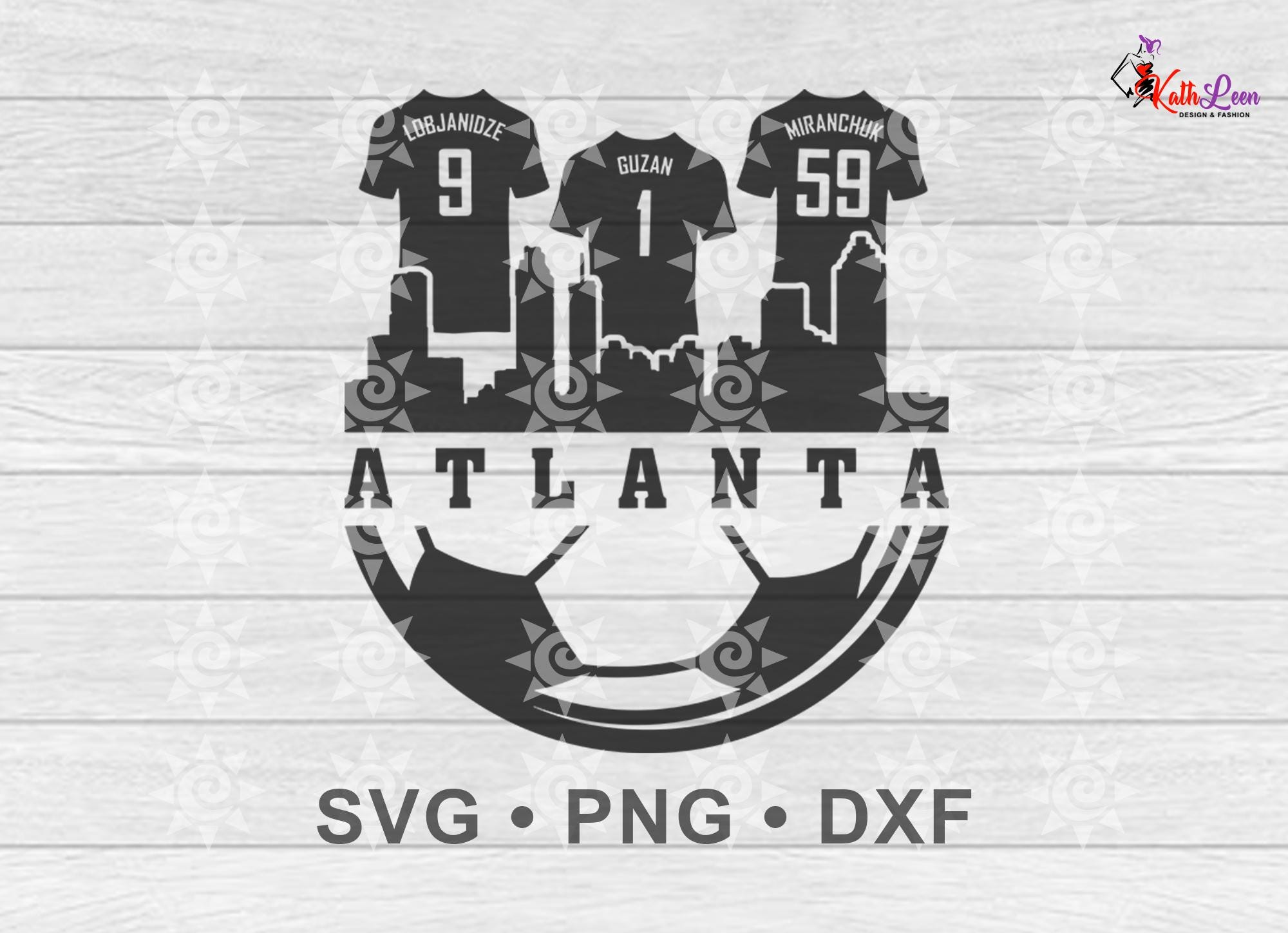 Atlanta Soccer Svg, Atlanta Football Png, Aleksei Miranchuk Dxf, Brad ...