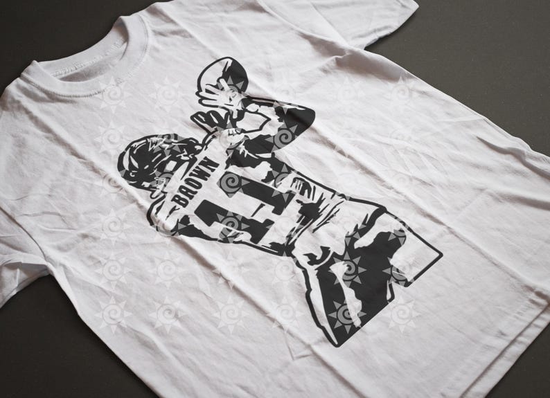 AJ Brown Svg, A. J. Brown Png, Arthur Juan Brown Dxf, AJ Brown Cricut ...