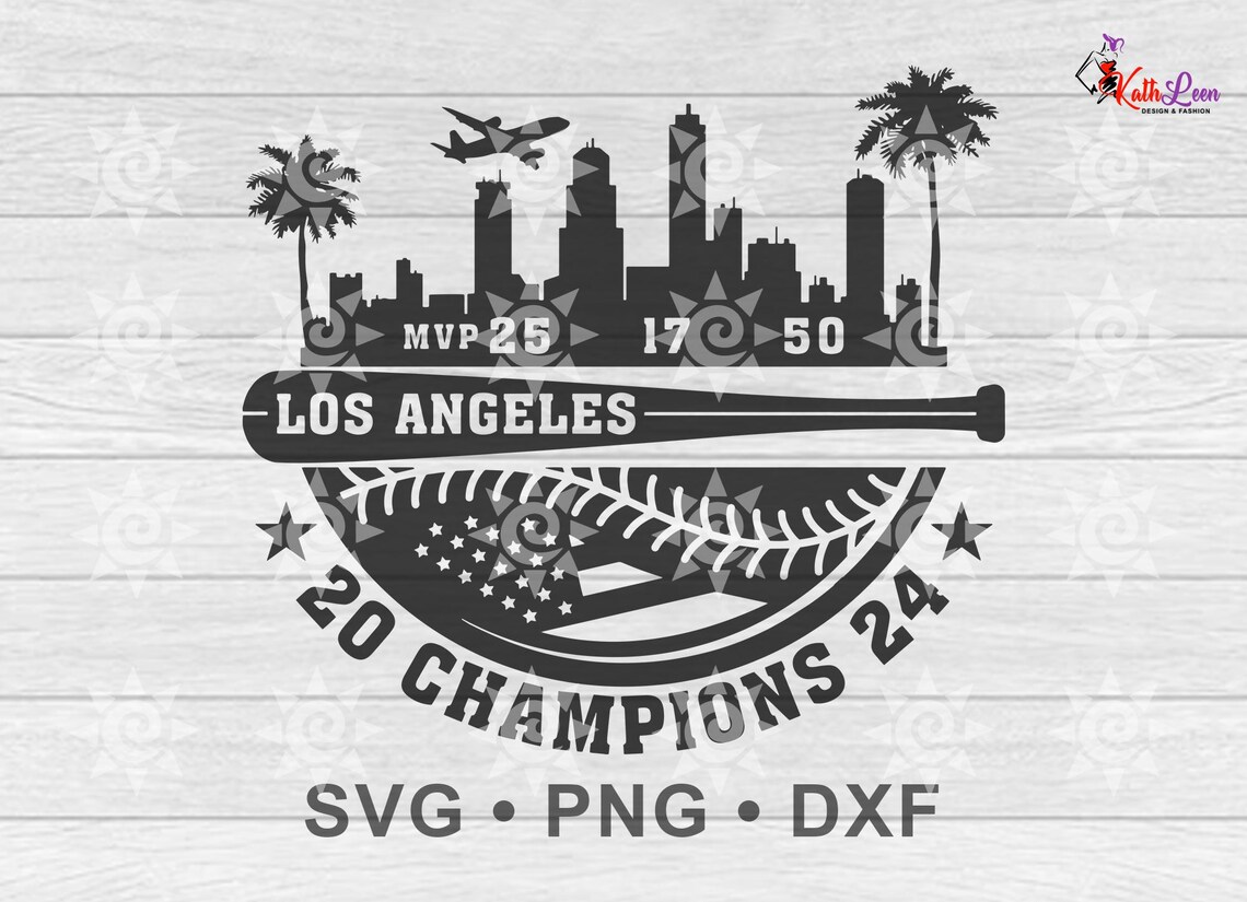 Tommy Edman 25 MVP, Los Angeles Baseball Svg, Los Angeles Champions Png ...