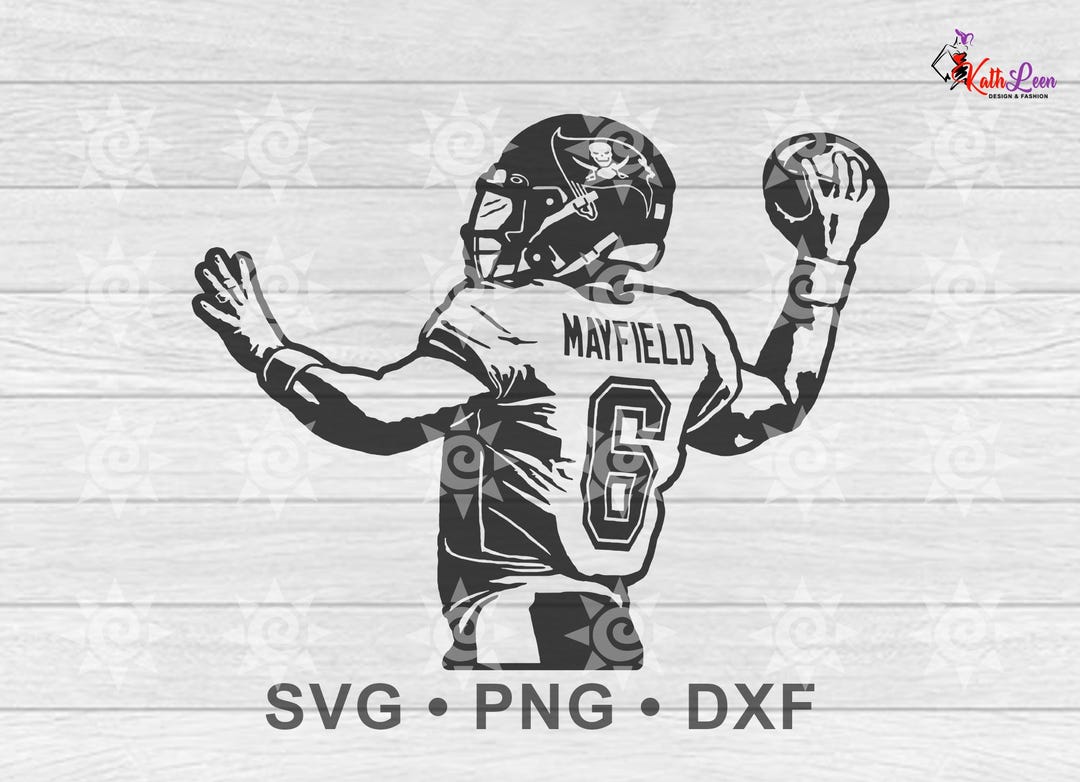 Baker Mayfield Svg, Baker Mayfield Png, Baker Mayfield Dxf, Baker ...