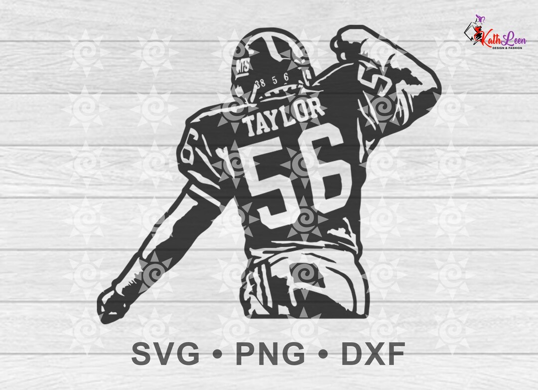 Lawrence Taylor Svg, Lawrence Taylor Png, Lawrence Taylor Dxf, Lawrence ...