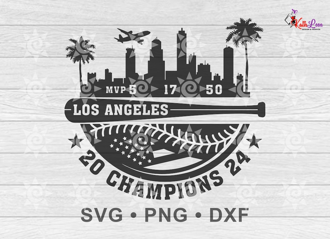 Freddie Freeman 5 MVP, Los Angeles Baseball Svg, Los Angeles Champions ...