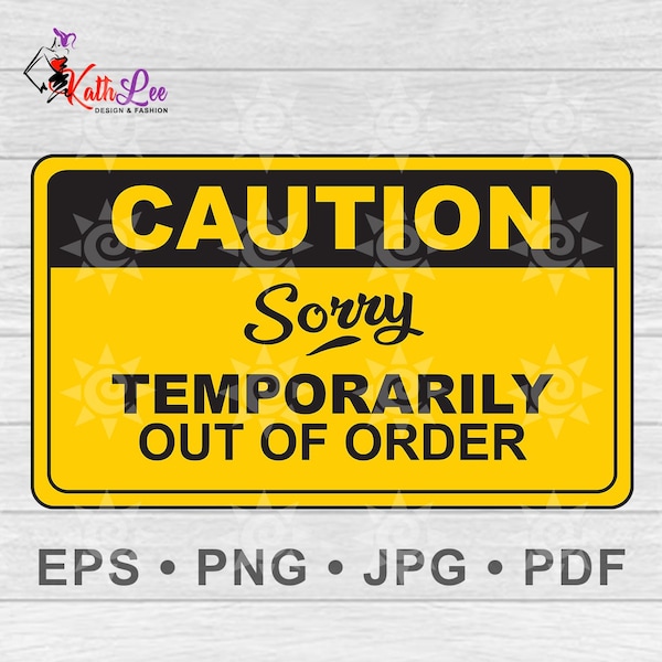 Out of Order Signs - Etsy