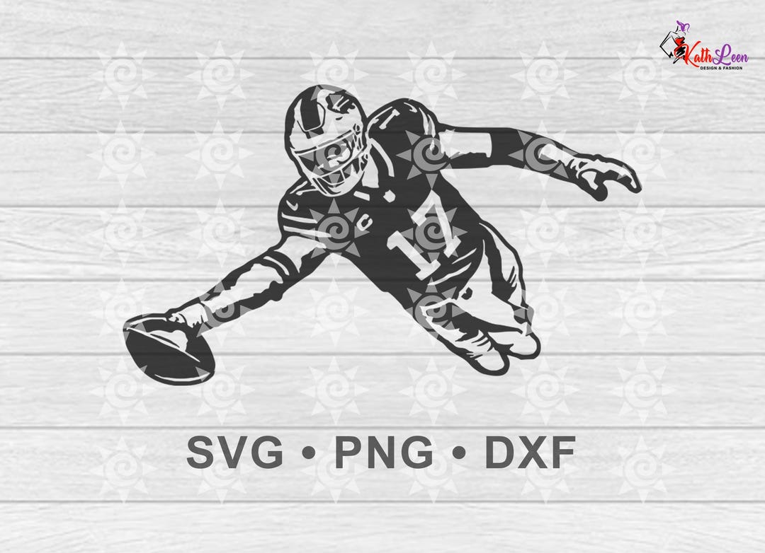 Josh Allen Touchdown, Josh Allen Svg, Josh Allen Png, Josh Allen Dxf ...