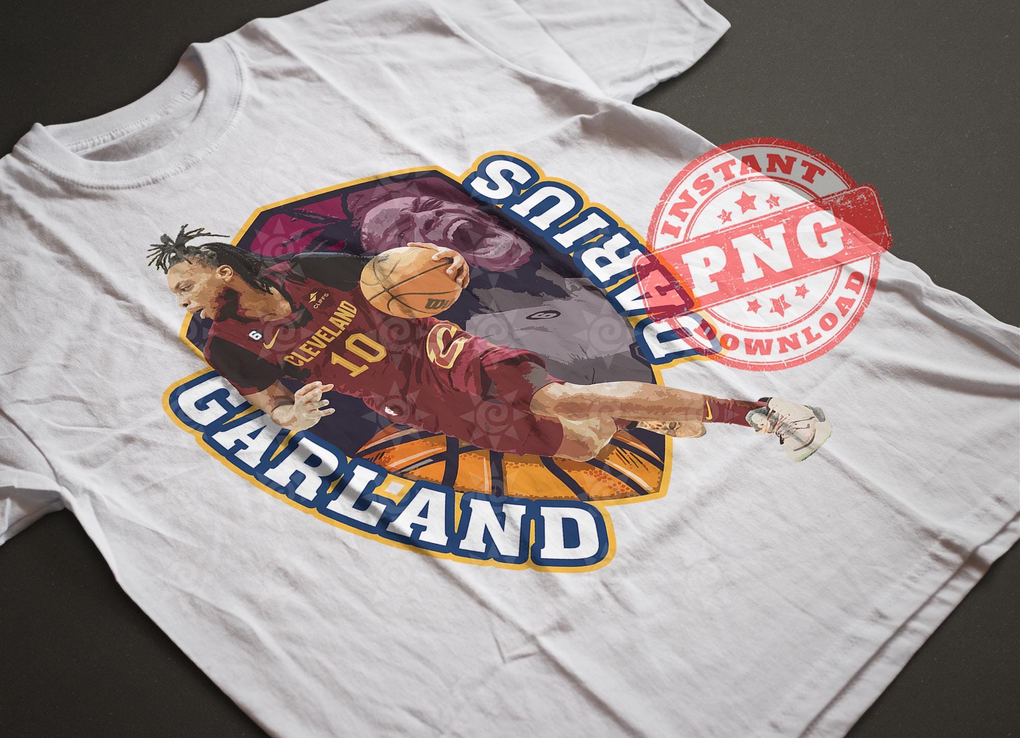 Darius Garland Png, Darius Garland Transfer, Darius Garland Sublimation, Garland Dtf Dtg ...