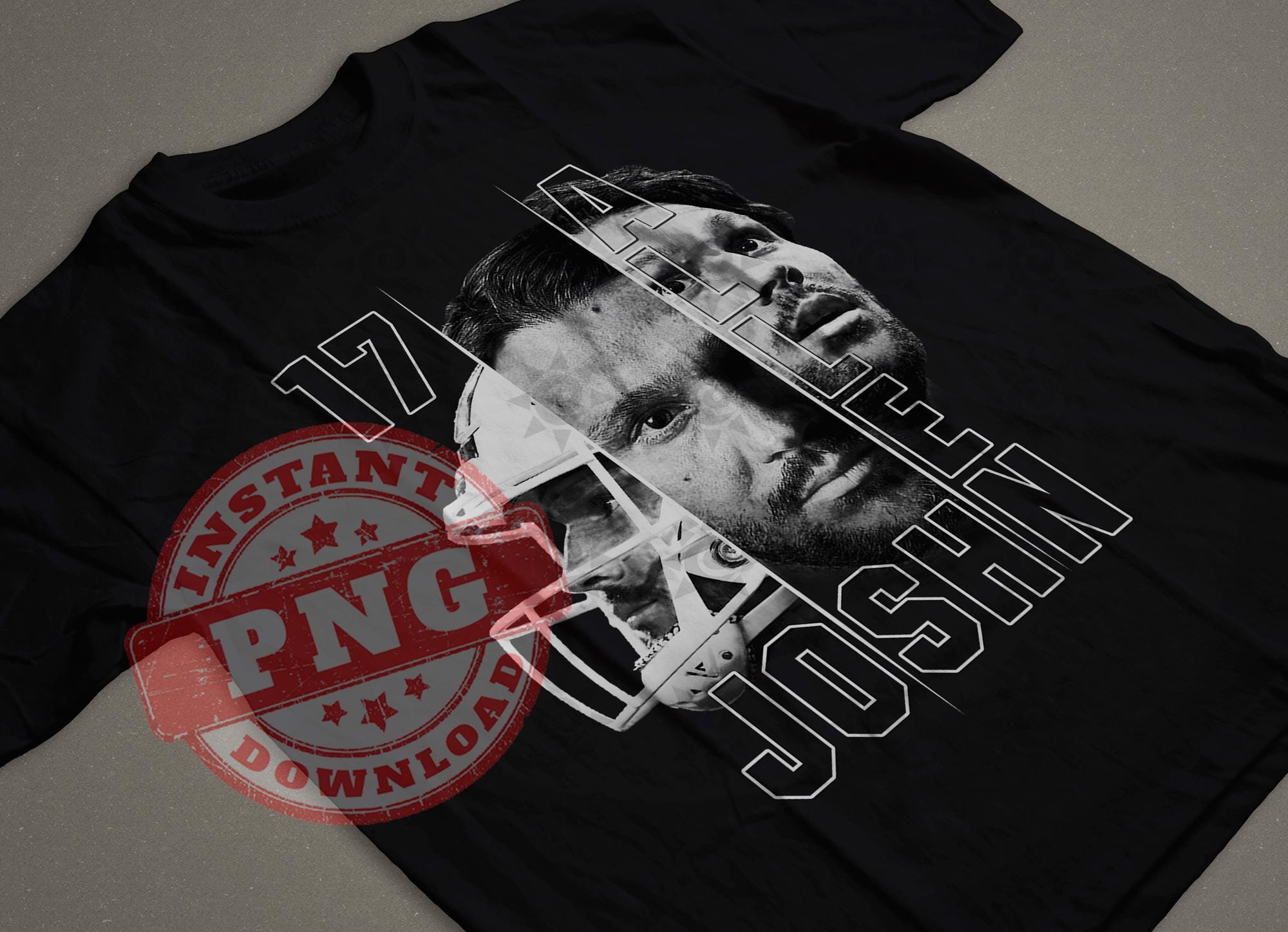 Josh Allen Png, Josh Allen Dtf, Josh Allen Dtg, Josh Allen Heat ...