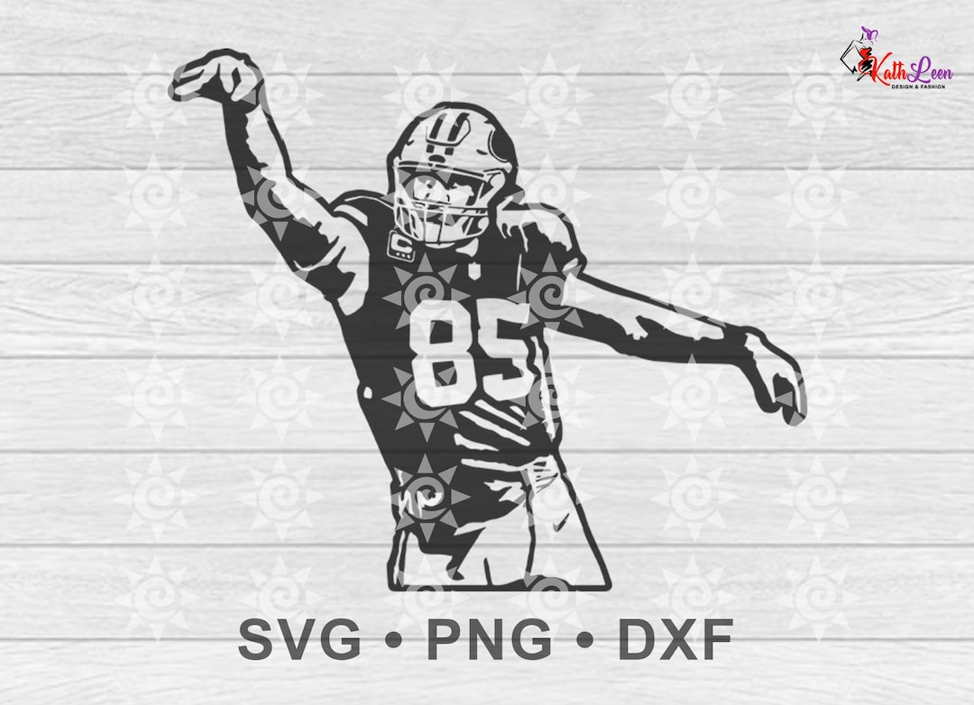 George Kittle Svg, George Kittle Png, George Kittle Dxf, George Kittle ...