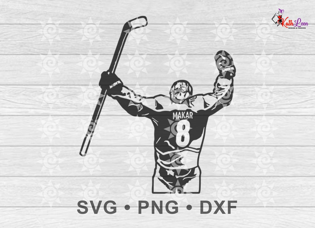 Cale Makar Svg, Cale Makar Png, Cale Makar Dxf, Cale Makar Cricut, Cale ...