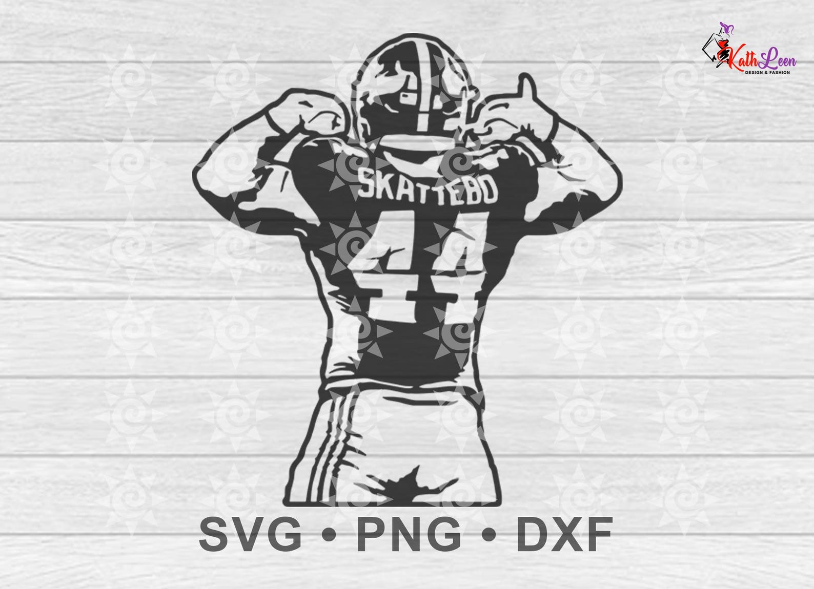 Cam Skattebo Svg Png Dxf, Cameron Football Cricut, Silhouette, Clipart ...