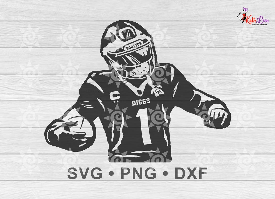 Stefon Diggs Svg, Stefon Diggs Png, Stefon Diggs Dxf, Stefon Diggs ...
