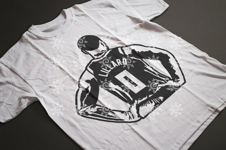 Damian Lillard Svg, Damian Lillard Png, Damian Lillard Dxf, Damian ...