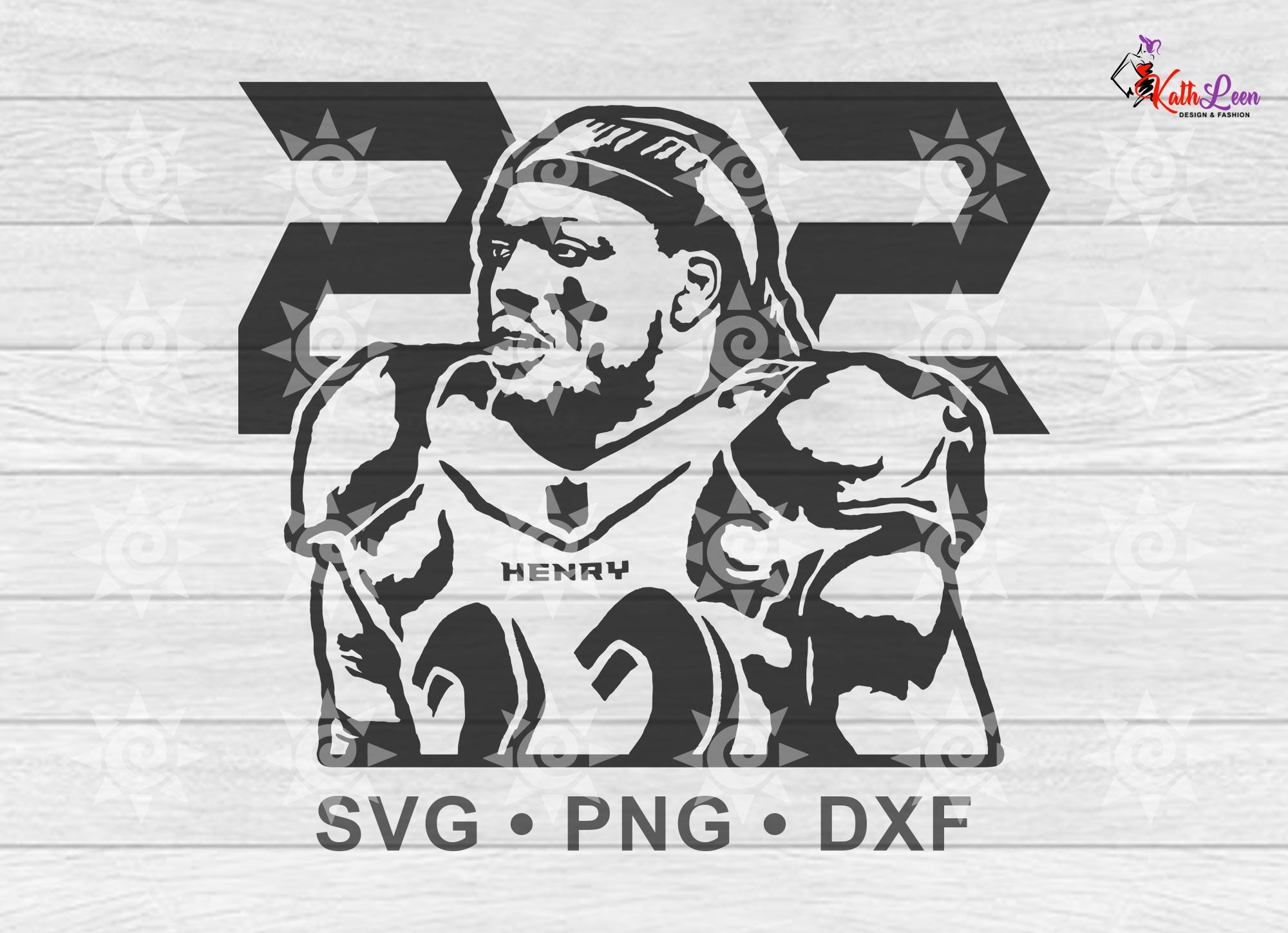 Derrick Henry Svg, Derrick Henry Png, Derrick Henry Dxf, Henry Cricut ...