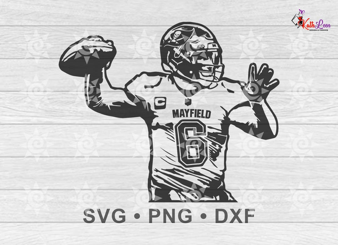 Baker Mayfield Svg, Baker Mayfield Png, Baker Mayfield Dxf, Baker ...