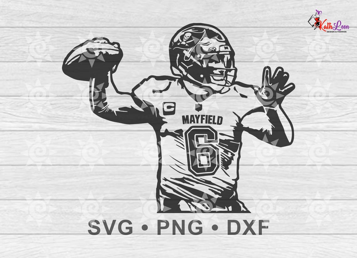 Baker Mayfield Svg, Baker Mayfield Png, Baker Mayfield Dxf, Baker ...