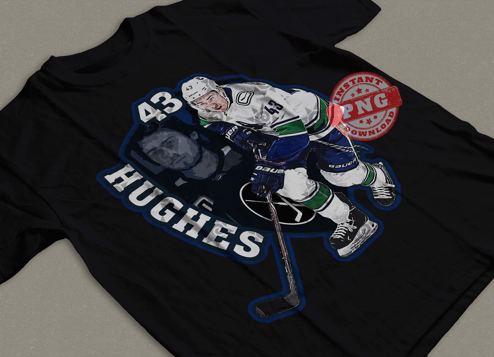 Quinn Hughes Png, Quinn Hughes Sublimation, Quinn Hughes Transfer ...