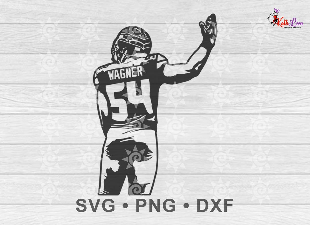 Bobby Wagner Svg, Bobby Wagner Png, Bobby Wagner Dxf, Bobby Wagner ...