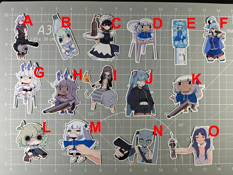 Forbidden Bread Collection Anime Vtuber Vocaloid forbiddenbredart - Etsy