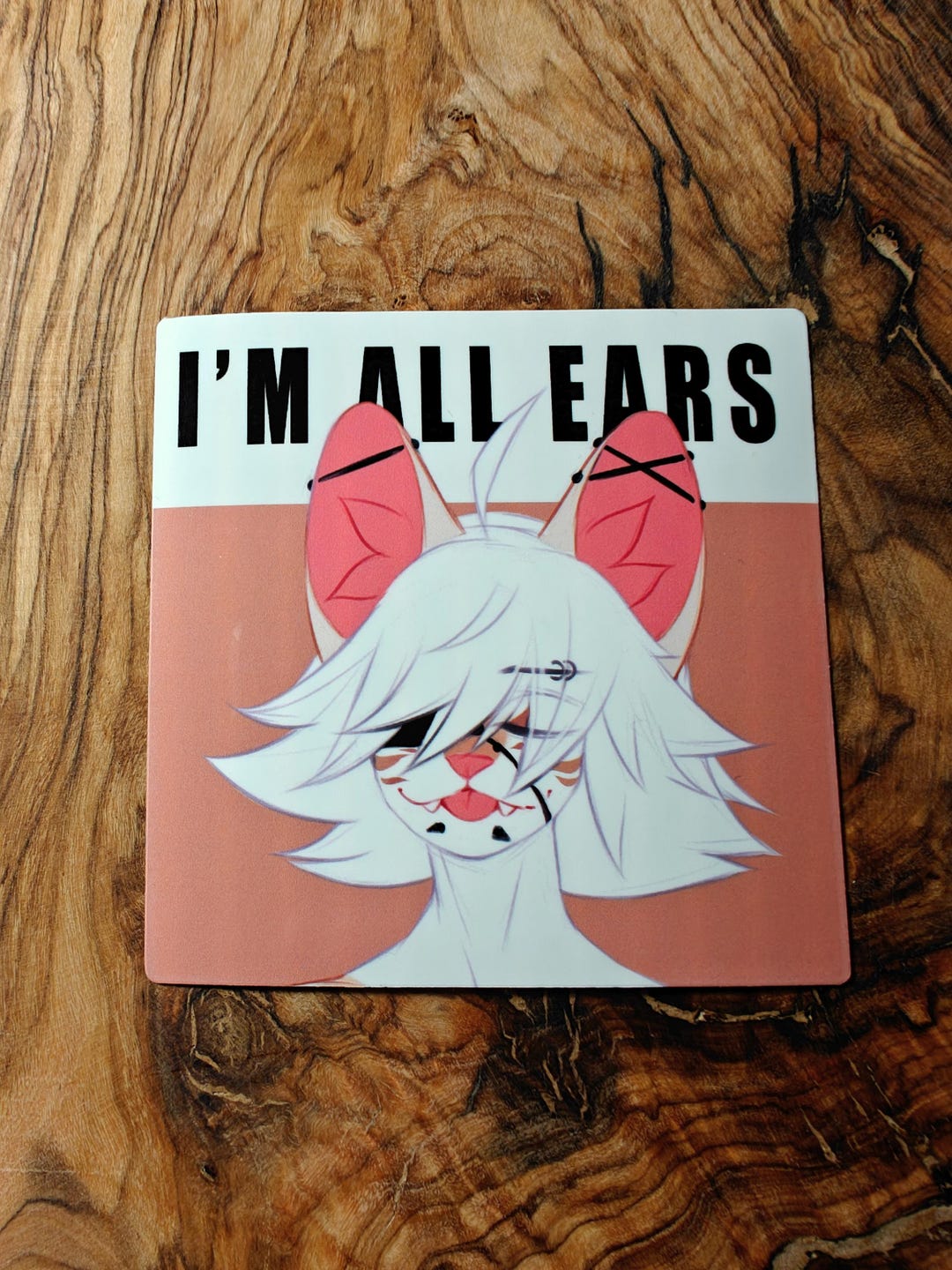 I'm All Ears Sticker | Furry Meme | Original Art - Etsy