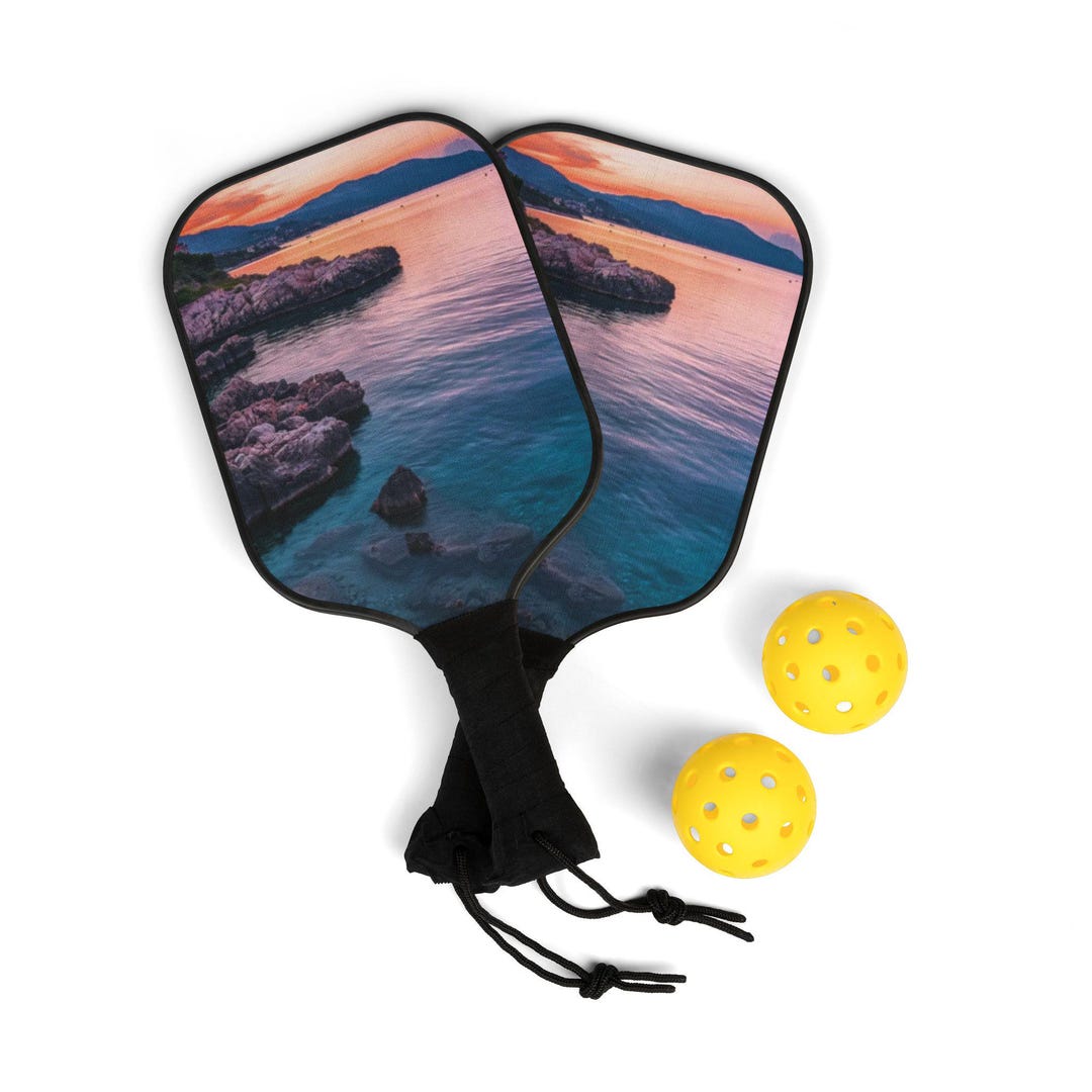 Custom Pickleball Set, Hawaiian Pickleball Paddles, Custom Pickleball ...