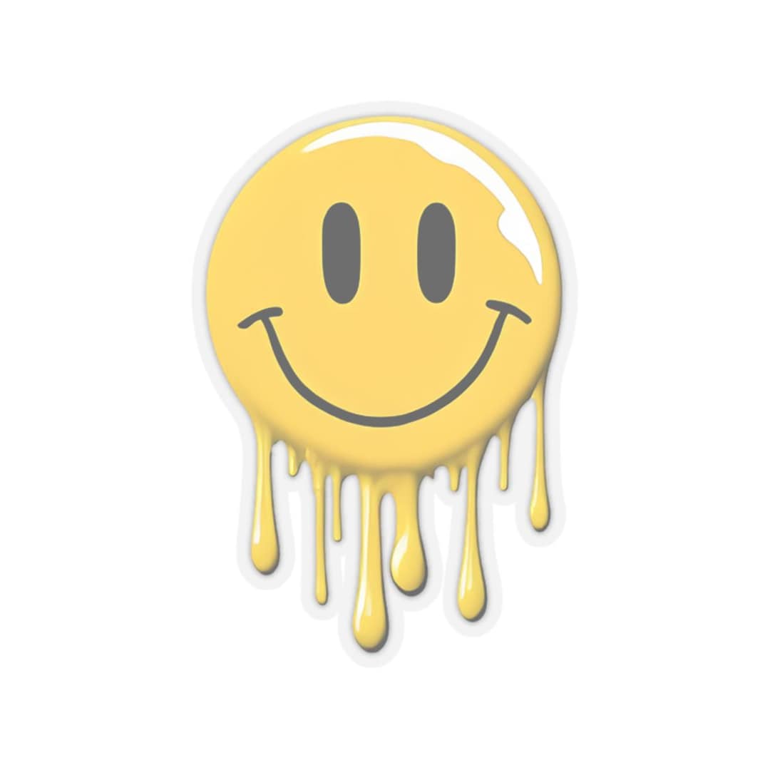 Drooping Happy Face Emoji - Etsy